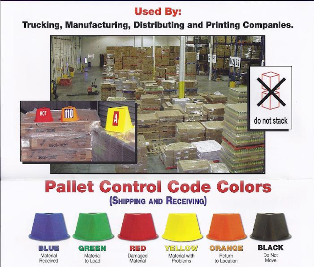 Pallet Control Cones | Industrial Distribution