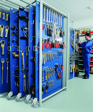 Perforated Panel Tool Storage | Industrial Distribution