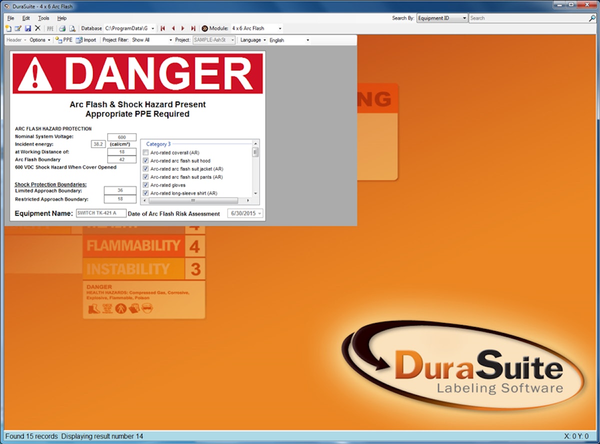 DuraSuite Safety Labeling Software From Graphic Products | Industrial Distribution