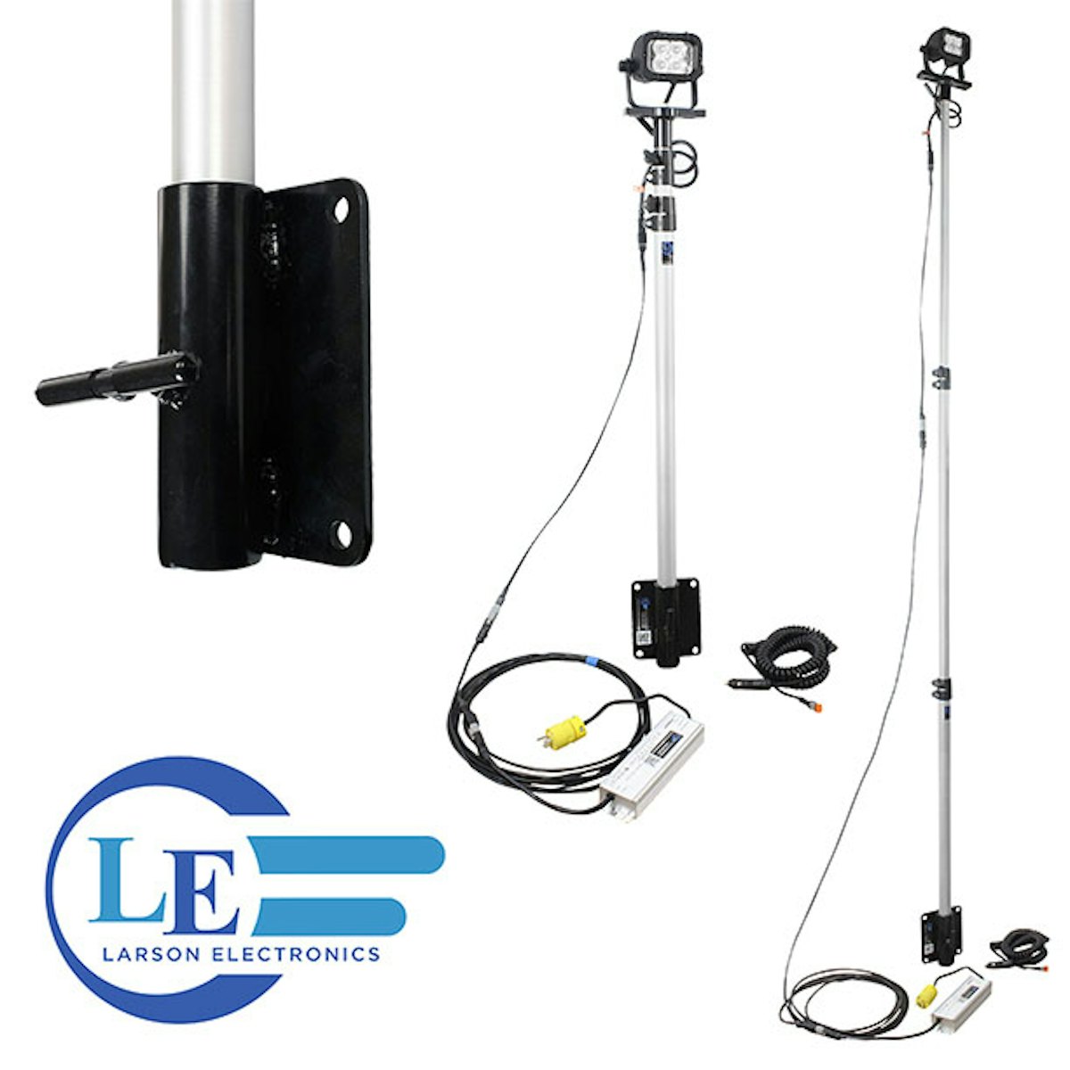 12 Watt Portable LED Telescoping Light Pole released by Larson ...
