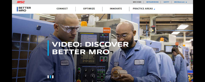 MSC Industrial Pushes 'Better MRO' Information Hub | Industrial ...